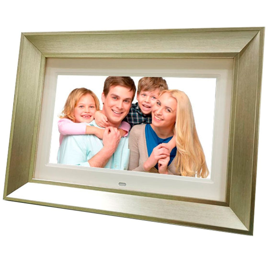 Digital Photo Frame 10 Inch Wood Effect Silver Voltak – Tú Mandas